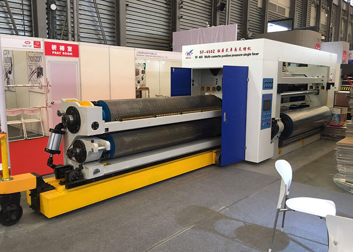 SF-450Z/550Z cassette type multi-roller single facer machine